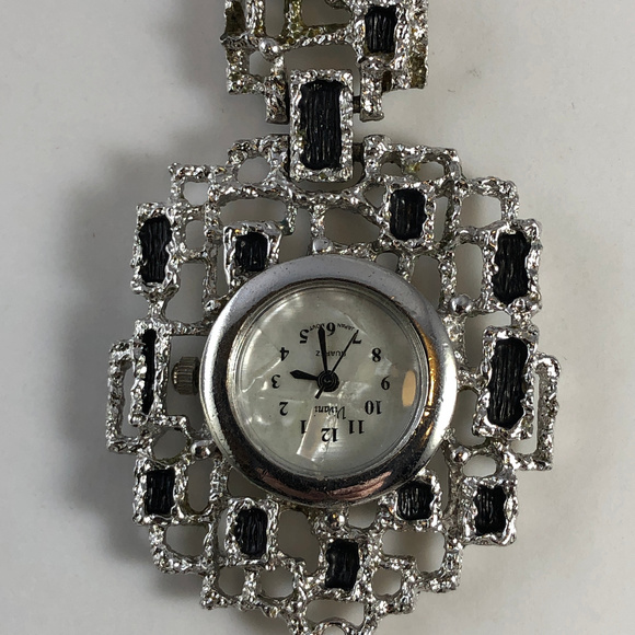 Vintage | Jewelry | Vintage Sheffield Pendant Watch Modern Cubic Style ...
